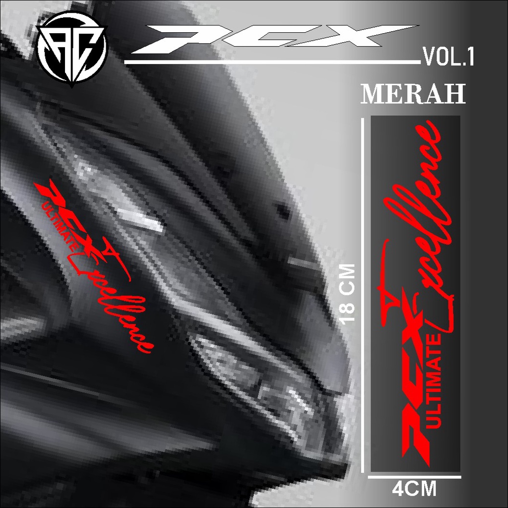 Jual Cutting Sticker PCX - Stiker Lis Variasi Motor Honda PCX Exceed ...