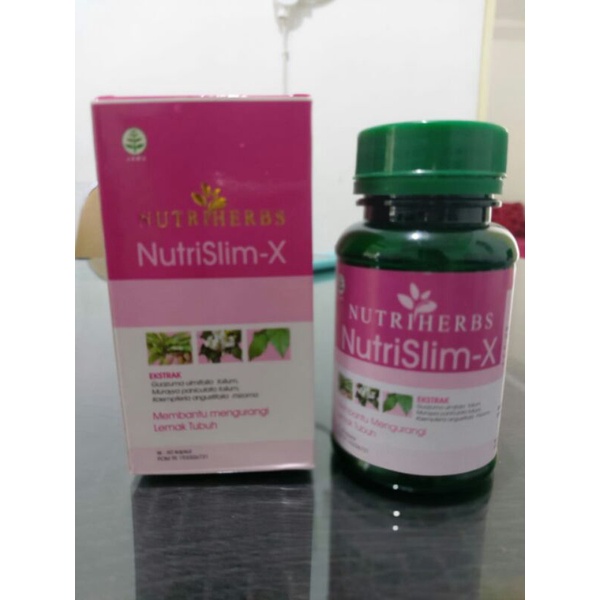 Jual NUTRI HERBS NUTRI SLIM X ( MEMBANTU MENGURANGI LEMAK TUBUH ) | Shopee Indonesia