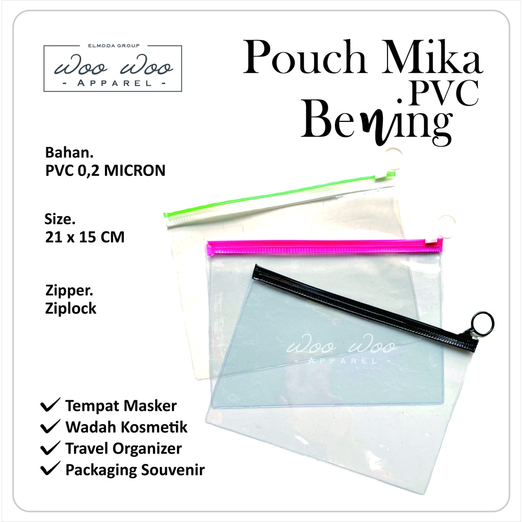 Jual Pouch Mika Ziplock Bening | Shopee Indonesia