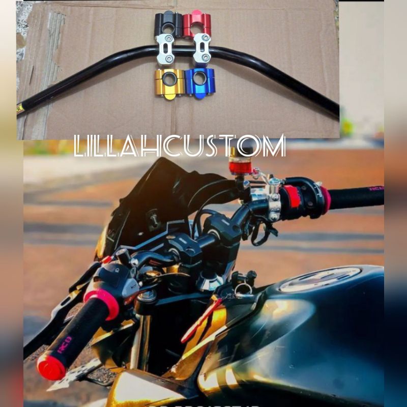 Jual stang RZR plus raizer cnc cb 150R universal satria Vixion sonic ...