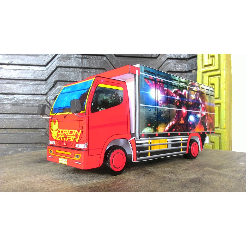 Jual Miniature Truck Canter "Iron Man Edition" | Shopee Indonesia