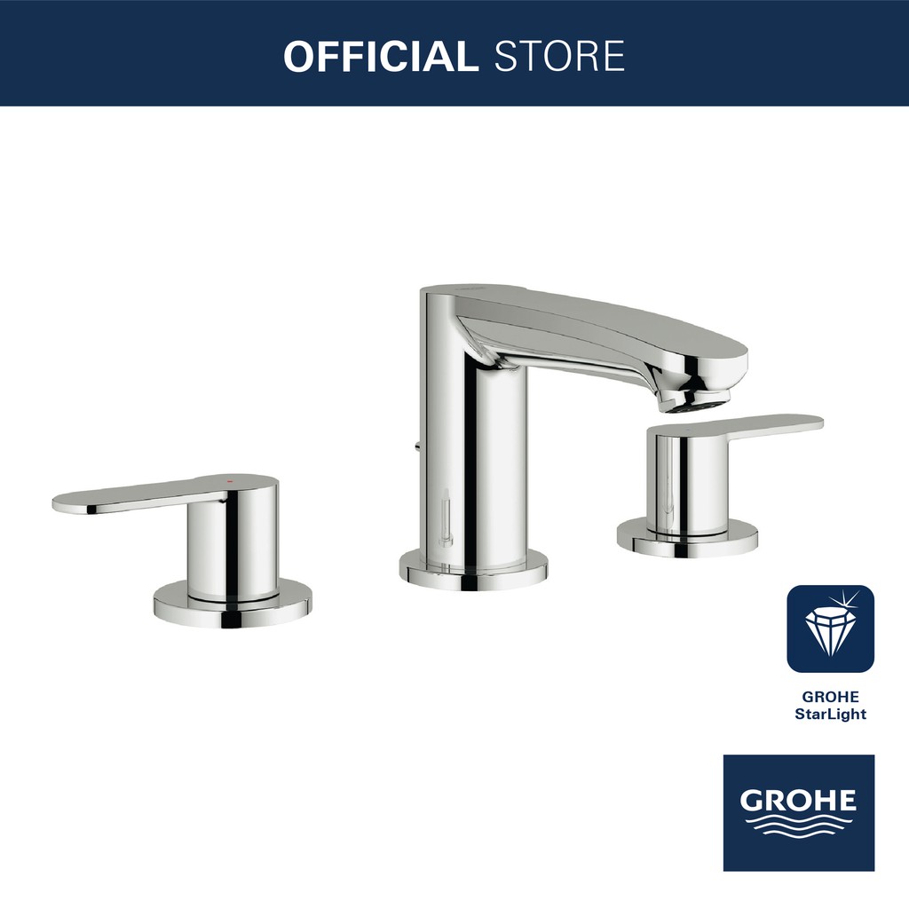 Jual GROHE Eurostyle Cosmo 3-Hole Wash Basin Mixer (20208002) | Shopee ...