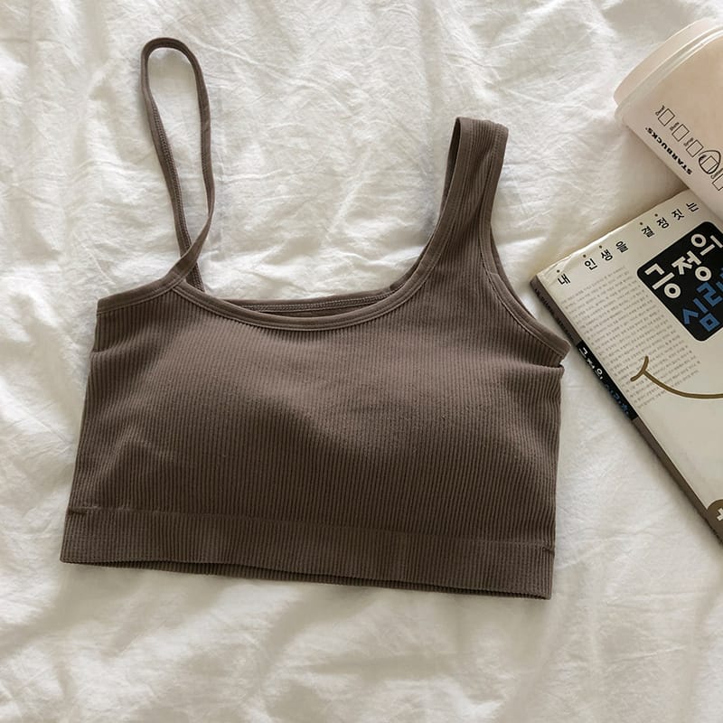 Jual Brasay Tanktop Crop Top Tali Samping Korean Cross Tanktop Stylish ...