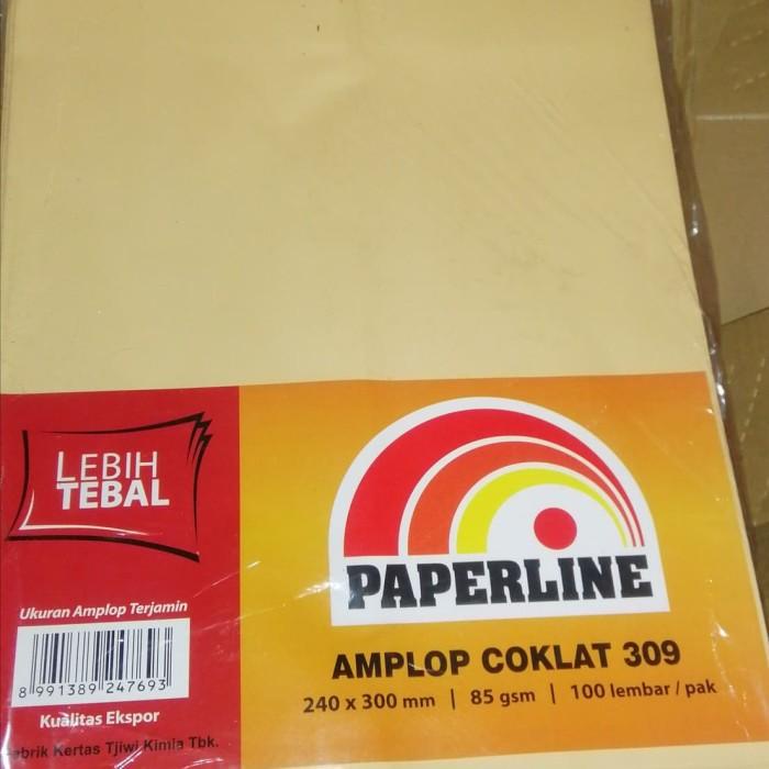 Jual Amplop Coklat Paperline 309 (Ukuran A4) | Shopee Indonesia