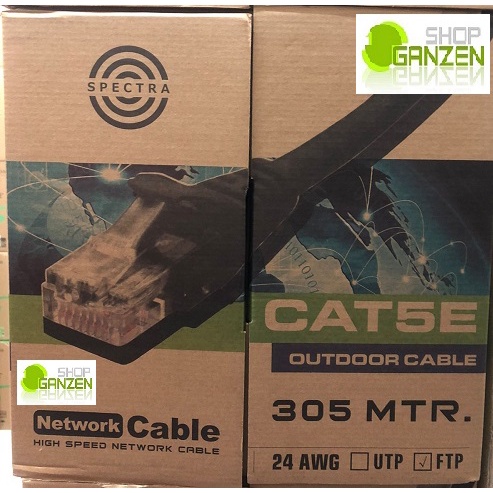Jual KABEL SPECTRA FTP CAT5 / STP CAT.5 CAT 5 OUTDOOR | Shopee Indonesia