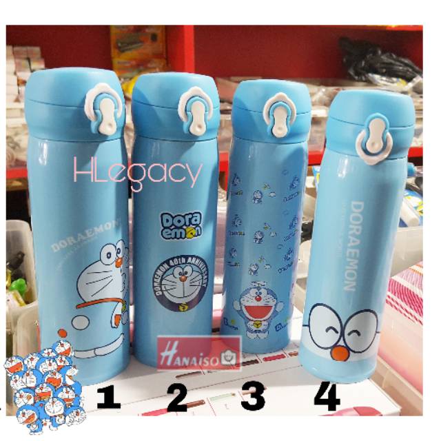 Jual Medan Botol Doraemon Sanrio Termos Air Panas / Thermos kopi ...