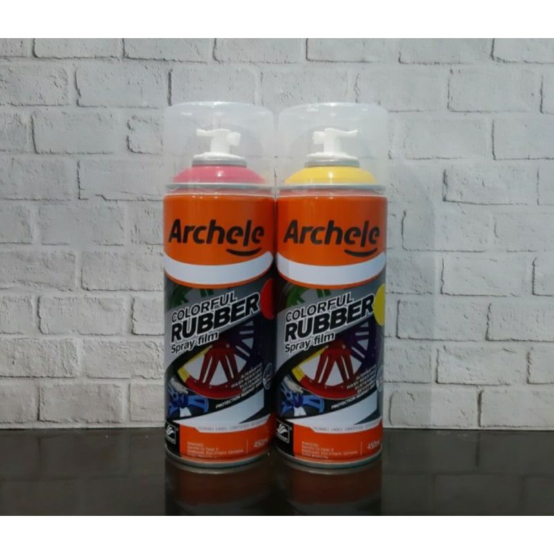 Jual Archele Rubber Paint Merah/Kuning | Shopee Indonesia