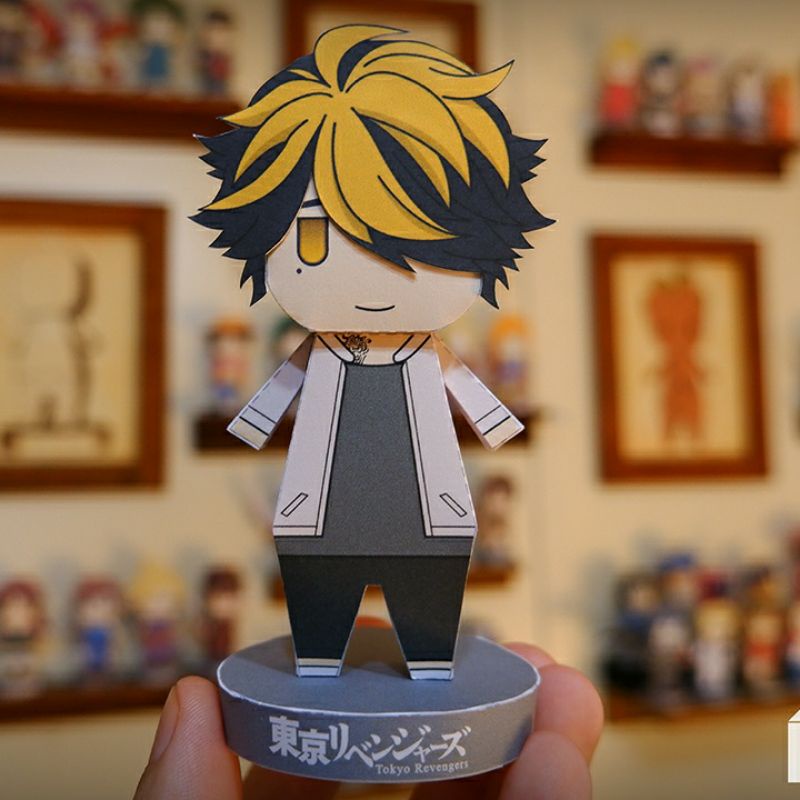 Jual PaperCraft Tokyo Revengers Action Figure Mikey Draken Keisuke Baji ...