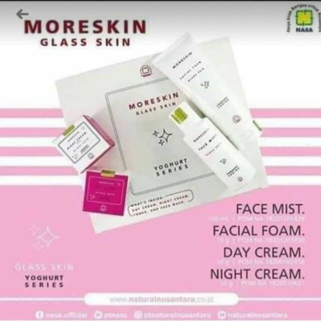 Jual Moreskin GLASS SKIN NASA | Shopee Indonesia