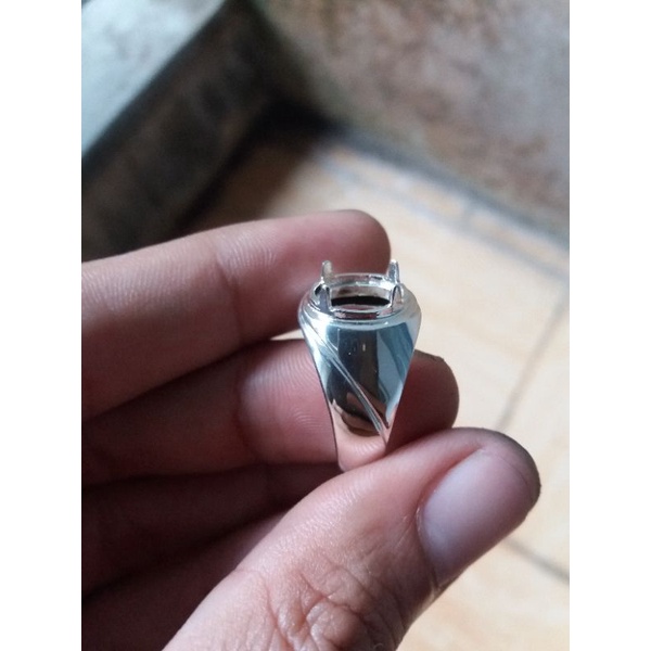 Jual emban cincin perak 925 handmade sedia tanam atau catokan 06 ...