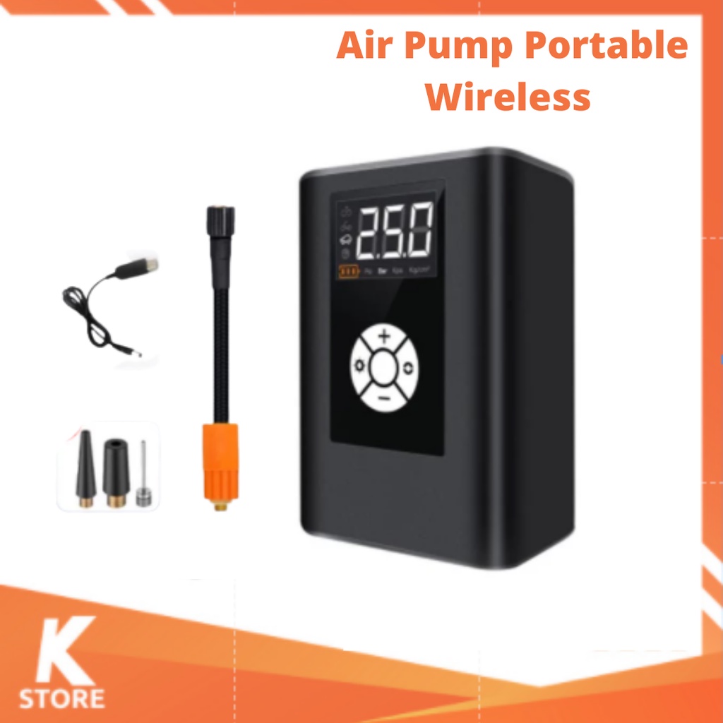 Jual Pompa Ban Mobil Digital Portabel Mini Air Pump Portable ...