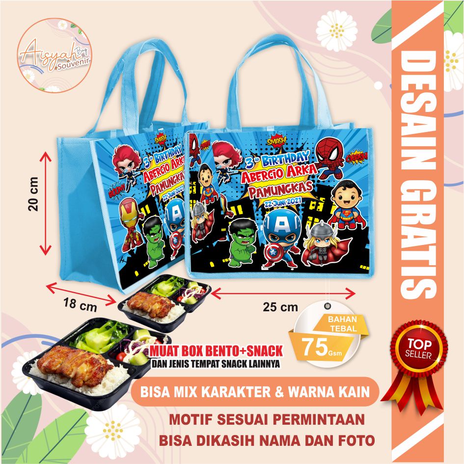 Jual TAS ULTAH / TAS ULANG TAHUN / TAS BENTO ULTAH / TAS HOKBEN / TAS ...