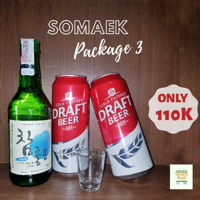 Jual Paket 3 soju Cham Joe** beer Dr*ft somaek gratis sloki | Shopee ...