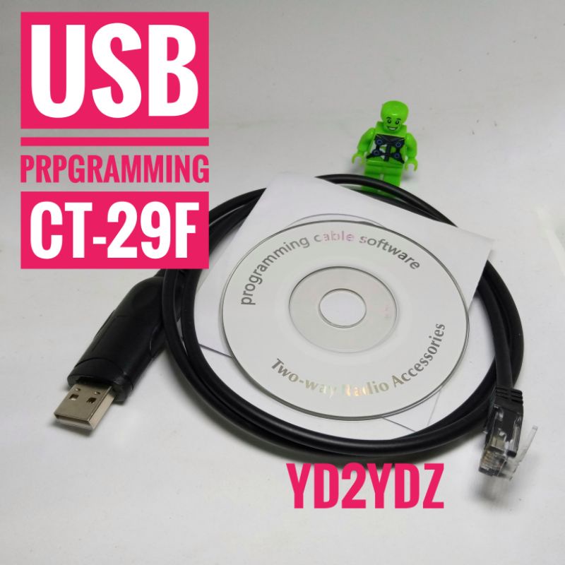 Jual programming cable radio yaesu ct29f kabel usb program data ct-29f ...
