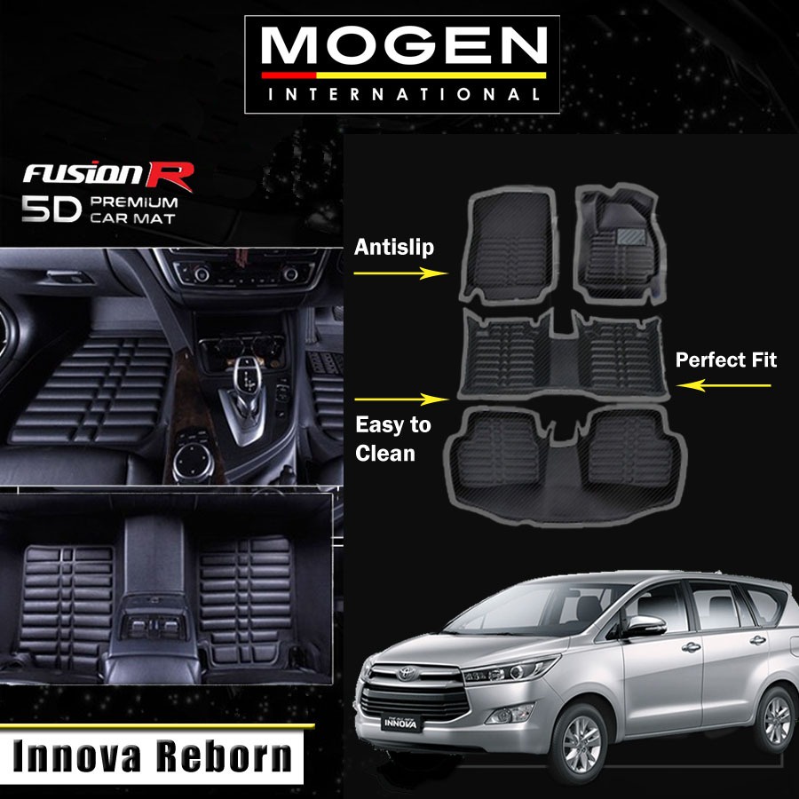Jual Fusion R Karpet Mobil 5D Innova Reborn / Premium Car Carpet Carbon ...