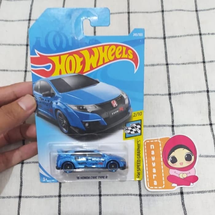 Jual Hotwheels 16 Honda Civic Type R (Biru) - Bismoto | Shopee Indonesia