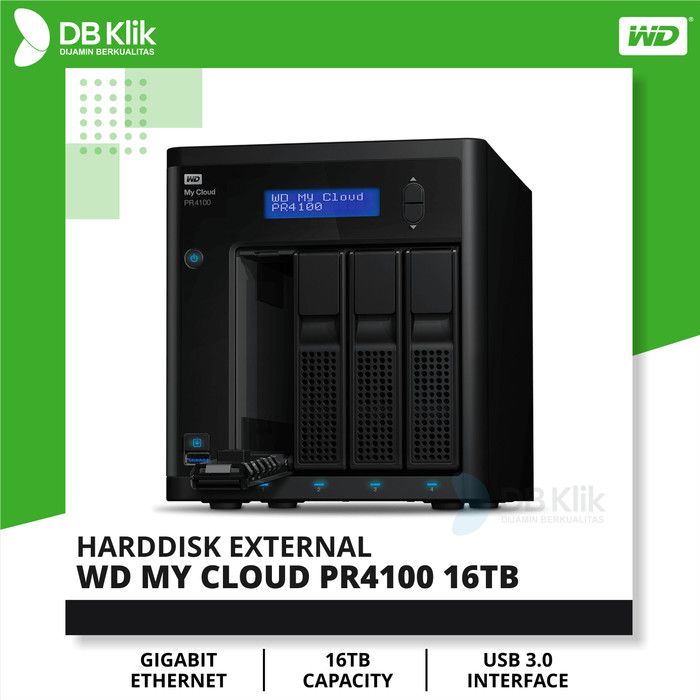 Jual Harddisk External WD MY CLOUD PR4100 16TB USB 3.0 (MYCLOUD PR 4100 ...