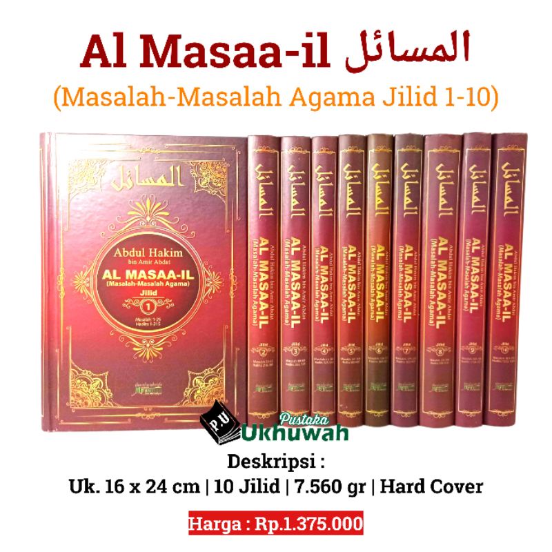 Jual AL MASAA-IL JILID 1-10 Al Masaail - Al Masail Masalah-masalah ...