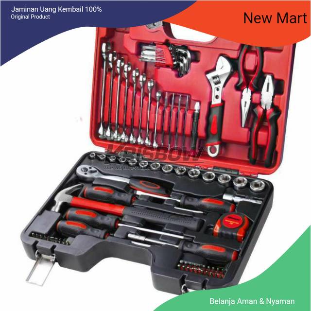Jual Set Kunci Kunci/MECHANIC TOOL KIT 78PC KRISBOW | Shopee Indonesia