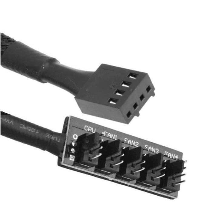 Jual (NARA MEOW) SANJI KABEL FAN HUB PWM 4PIN 5X SPLITTER COOLING ...