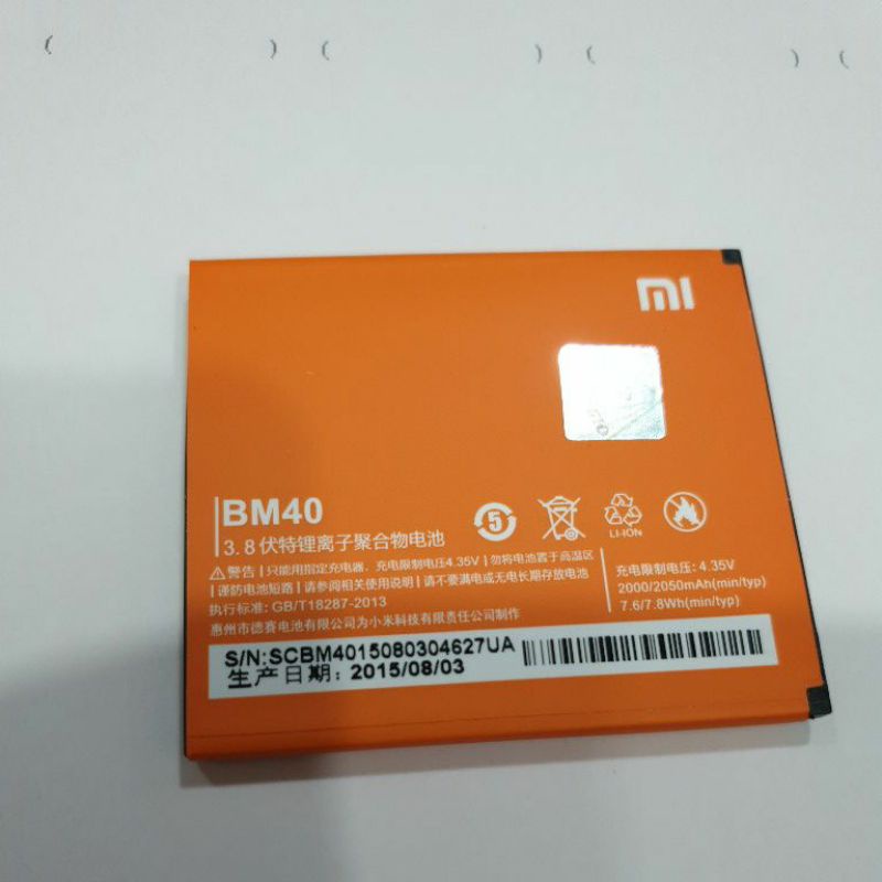 Jual Battery Xiaomi BM40 Mi2A | Shopee Indonesia