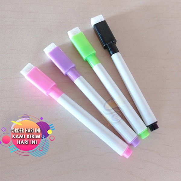 Jual Spidol Wipe Clean / Spidol dengan penghapus | Shopee Indonesia