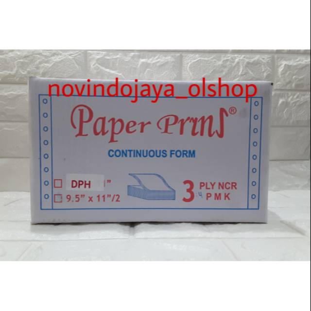 Jual Continuous form 3 ply : 4 DPH paperpryns | Shopee Indonesia