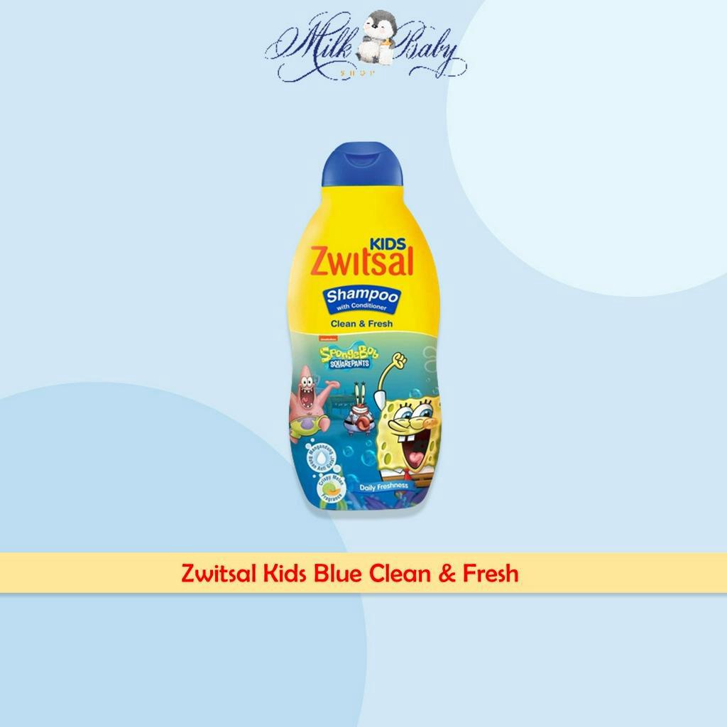 Jual Zwitsal Kids Blue Clean & Fresh - Shampoo - 180ml | Shopee Indonesia