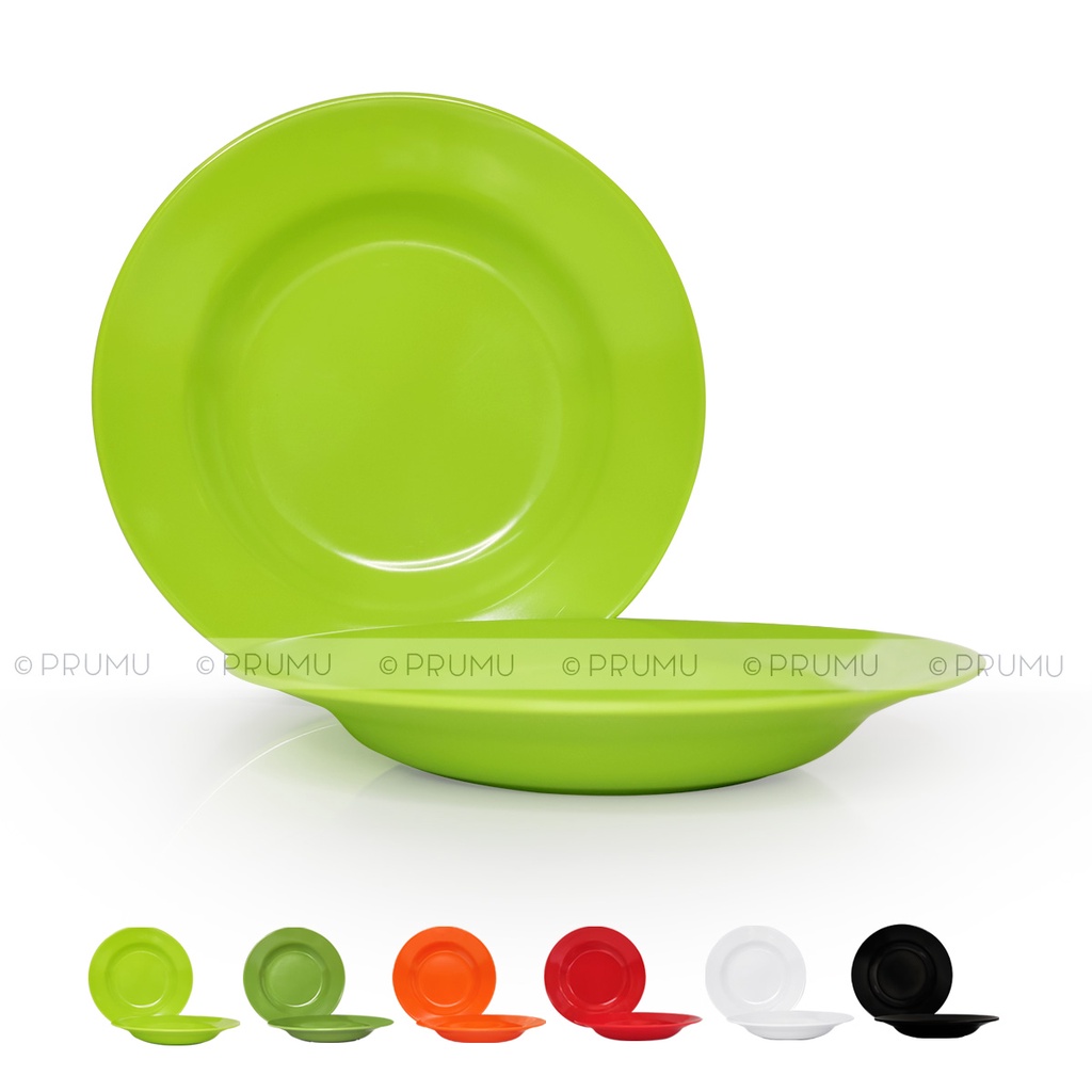 Jual Piring Melamin 8 inch - Piring Makan - Piring Nasi - Piring Cekung ...