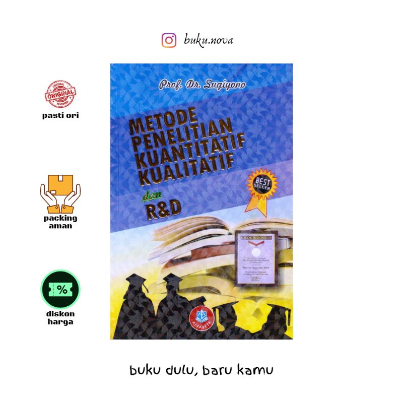 Jual Buku Metode Penelitian Kuantitatif, Kualitatif, dan R&D - MPKK ...