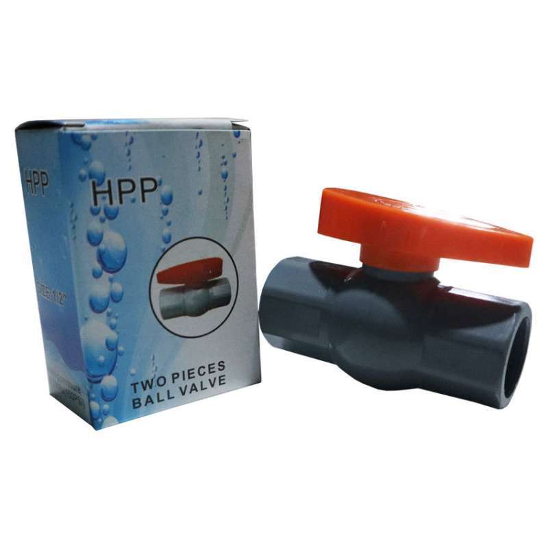 Jual Stop kran Ball valve PVC ukuran 1/2" inch | Shopee Indonesia