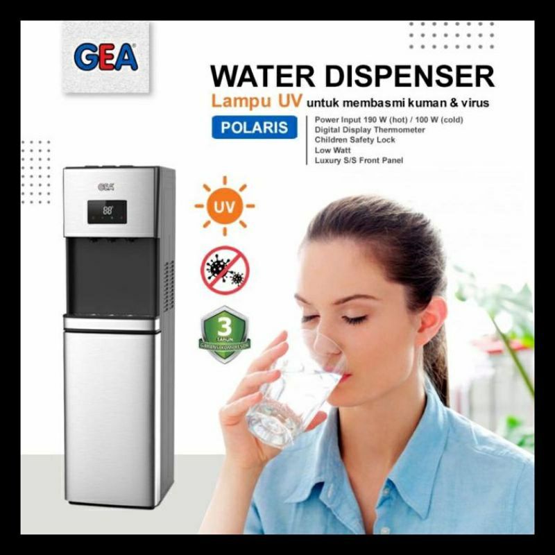 Jual WATER DISPENSER GEA POLARIS GALON BAWAH 3 KERAN | Shopee Indonesia