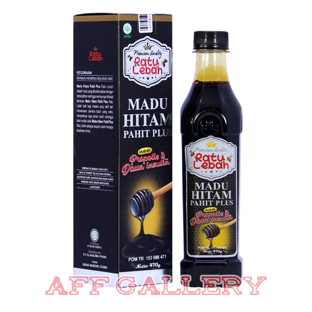 Jual Madu Hitam Pahit Plus Propolis Ratu Lebah | Shopee Indonesia