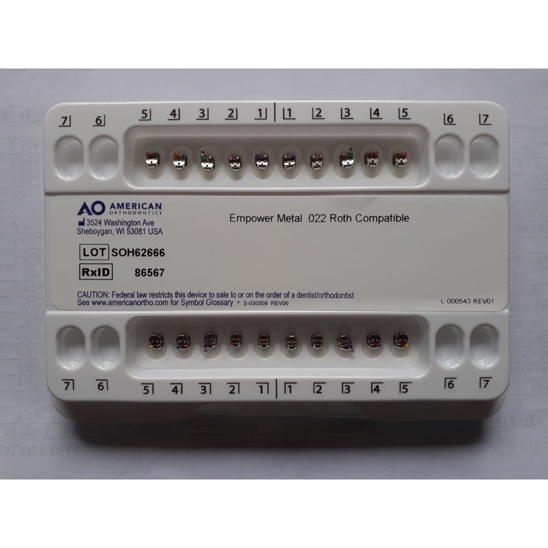 Jual American ortho bracket gigi empower metal | Shopee Indonesia