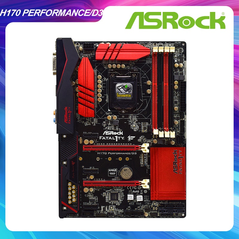 Jual PREORDER H170 PERFORMANCE/D3 For ASRock LGA 1151 Intel H170 ...