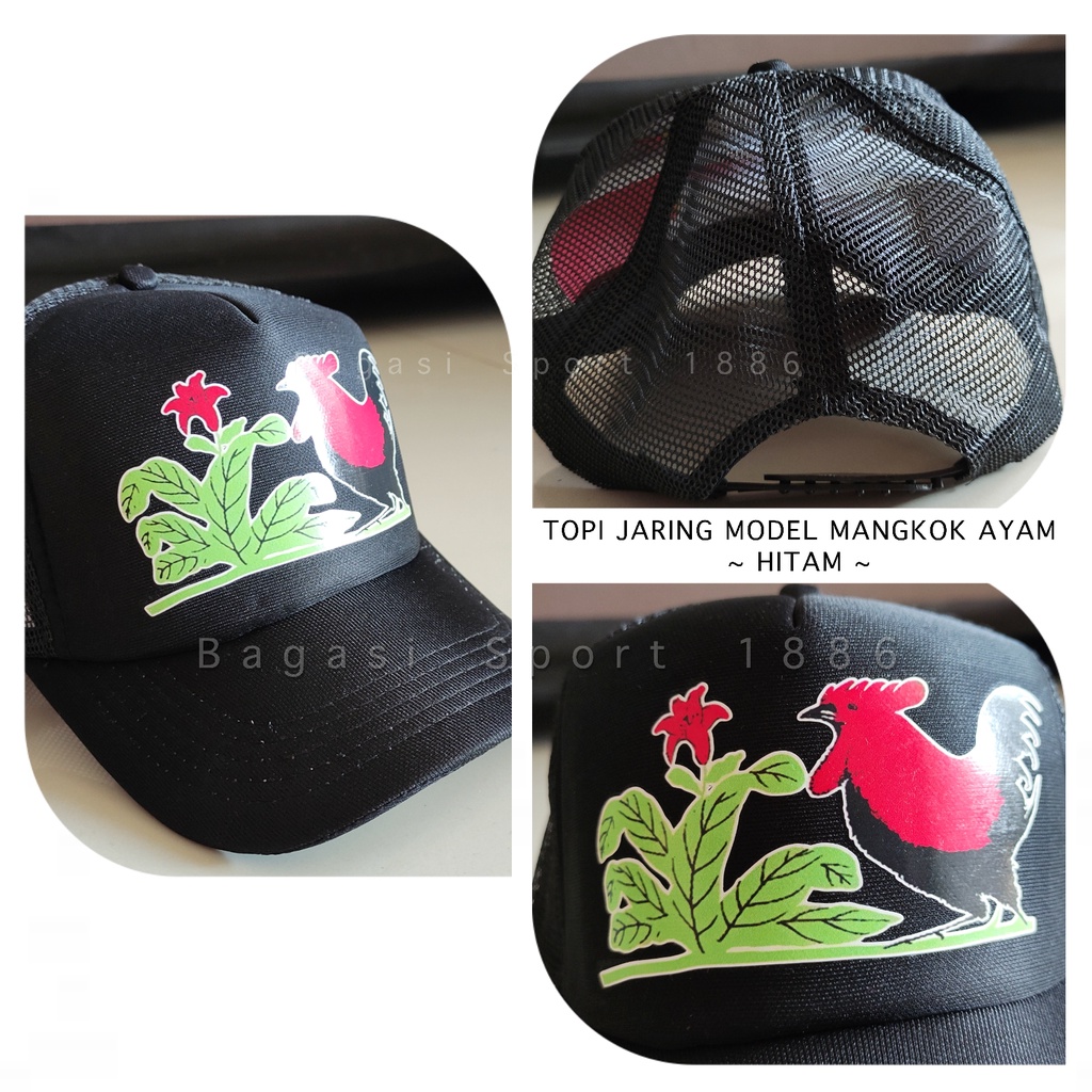 Jual Jual Topi Jaring-jaring Jaruing Trucker Traker Kanvas Canvas Hat ...