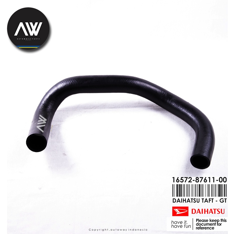 Jual SELANG RADIATOR DAIHATSU TAFT GT / F 70 BAGIAN BAWAH ( 16572-87611 ...