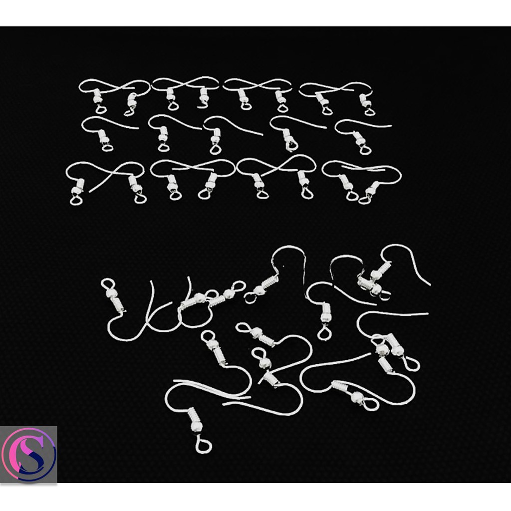 Jual [Isi 12 biji] Hook / bahan / kawat anting / imitasi anting / kait ...