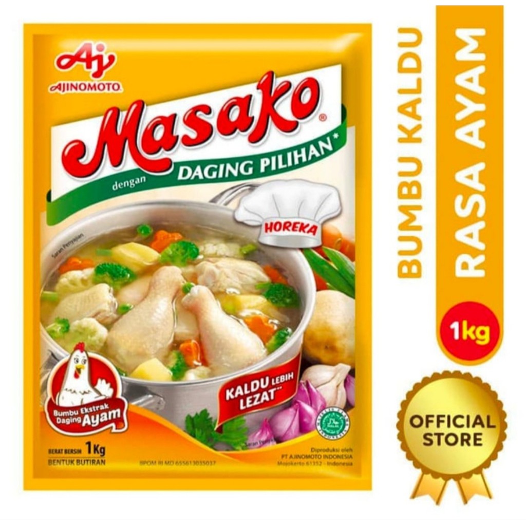 Jual BUMBU KALDU & PENYEDAP RASA AJINOMOTO HOREKA MASAKO AYAM 1 Kg ...