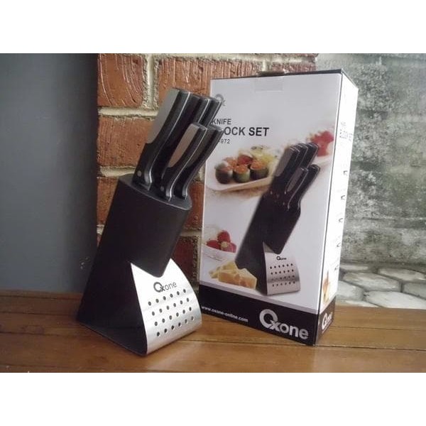 Jual Oxone Knife Block Set OX-972 ( pisau dapur ) | Shopee Indonesia