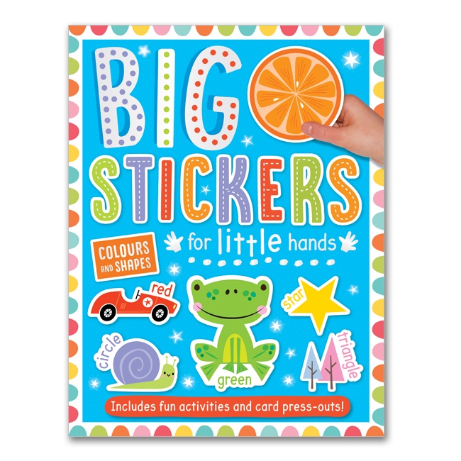 Jual [Make Believe] Colours and Shapes Big Stickers For Little Hands ...