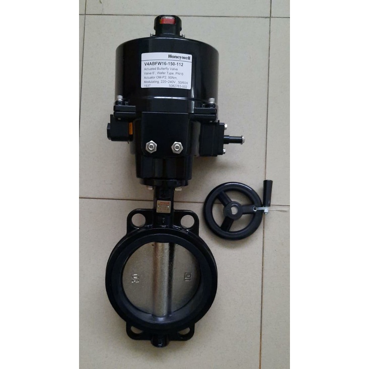 Jual Honeywell Butterfly Valve Modulating 6 Inch V4ABFW16-150-112 ...