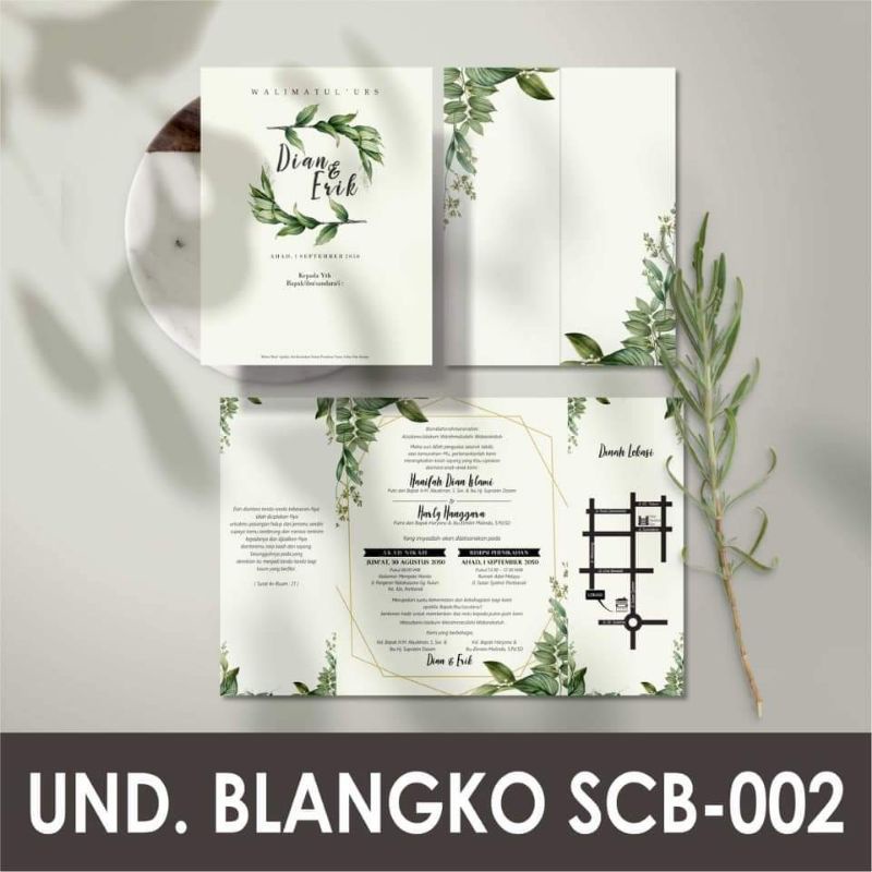Jual Blangko undangan griya card SCB 001 - 002 | Shopee Indonesia