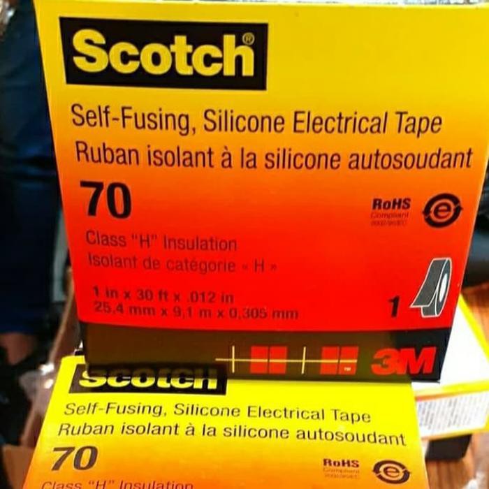 Jual *pertukangan* Scotch 70 Silicon Electrical Tape 3M / isolasi 1in x ...