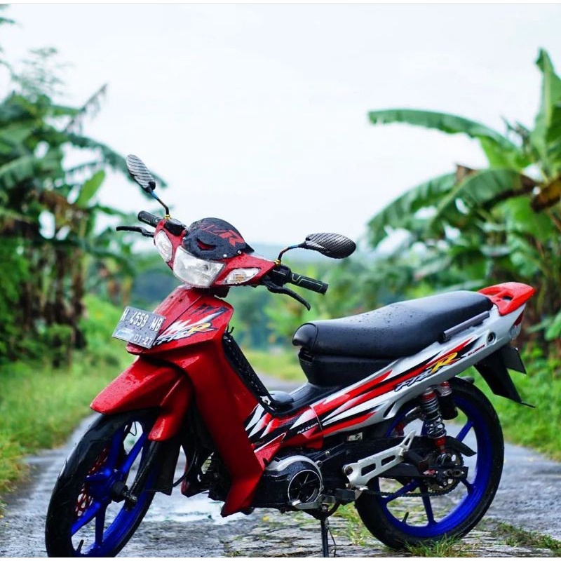 Jual Striping Lis Sticker Standar Ori Yamaha FIZ R Millenium Merah ...