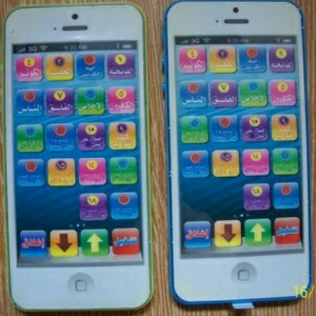 Jual Mainan edukatif handphone iphone doa dan surat pendek | Shopee ...