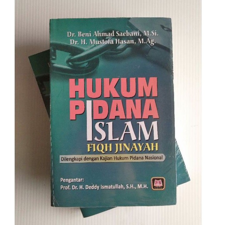 Jual BUKU ORIGINAL Hukum Pidana Islam Fiqih Jinayah Penerbit Pustaka setia PESANTENAN STORE ...