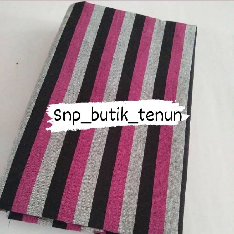 Jual TENUN LURIK GARIS KAIN TENUN LURIK KAIN LURIK TENUN H NAIM ...
