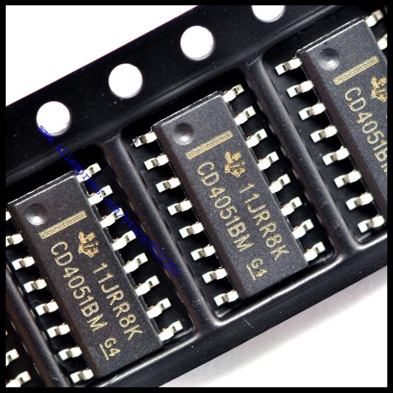 Jual IC CD4051 SMD 8 Channel Analog Digital Input Output Multiplexer | Shopee Indonesia