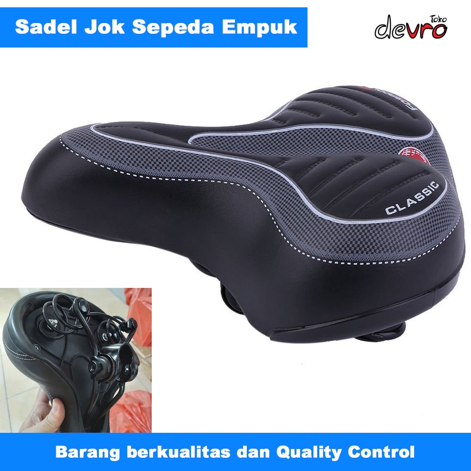 Jual Saddle Sadel Jok Sepeda Empuk Tebal Pegas - Sadel Sepeda Comfortable Spring Absorption ...